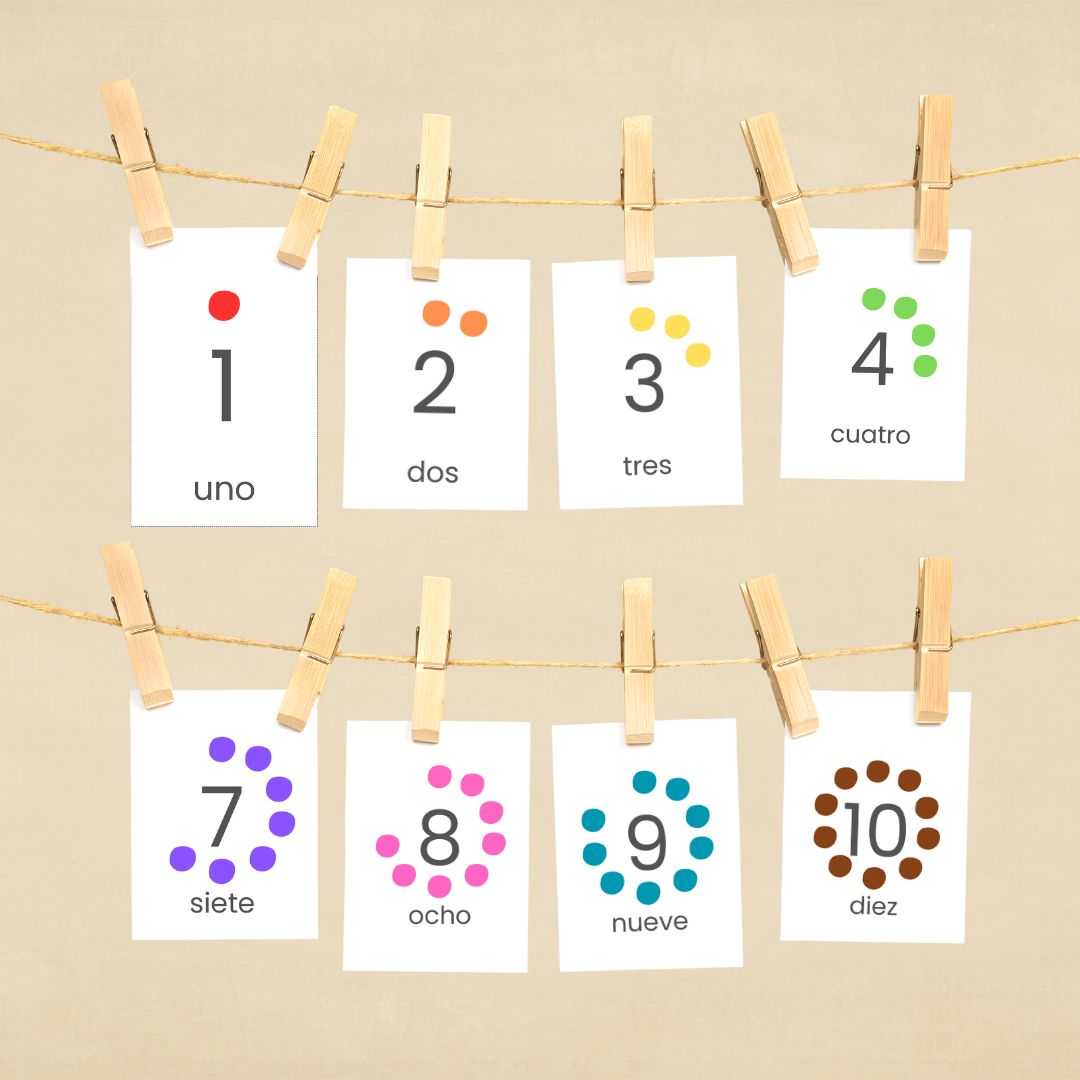 Set flashcards counting numbers – Centro CRECE